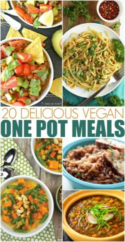 20 Delicious Vegan One-Pot Meals - Plant-Based Cooking