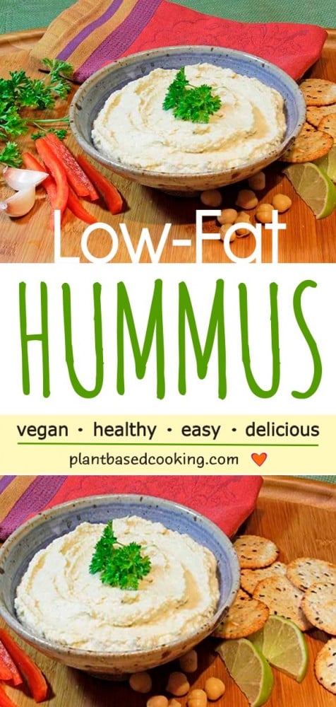 Oil-Free Hummus - Plant Based Cooking