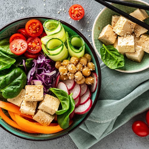 Tofu Eggless Salad Sandwich - Plant Based Cooking