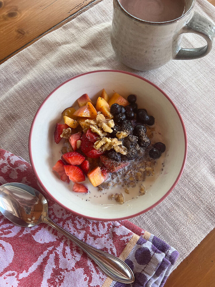 Apple Pie Red Lentil Oatmeal: A Protein-Packed Twist - Plant-Based Cooking